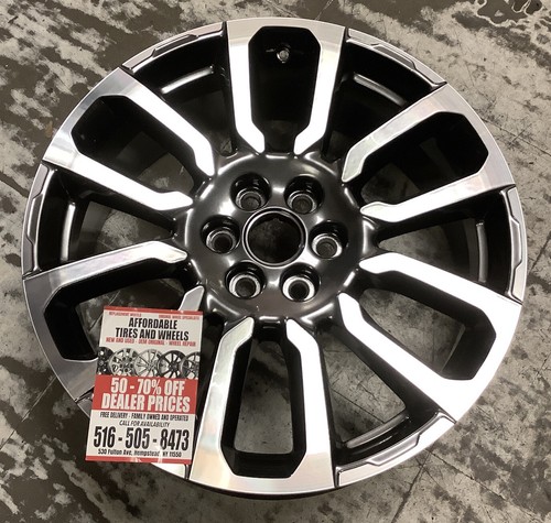 GMC Acadia Denali 2020 21 2022 14003 OEM wheel rim 20 x 8 CNC Dark ...