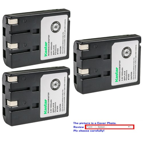 Kastar Ni-MH Battery Replace for Uniden BT-990 EXP990 EXR2460 EXR2480 ...