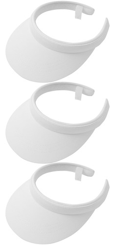 3 Pack Sports Visors Hat Women Men Summer Clip On Visors Hats ...