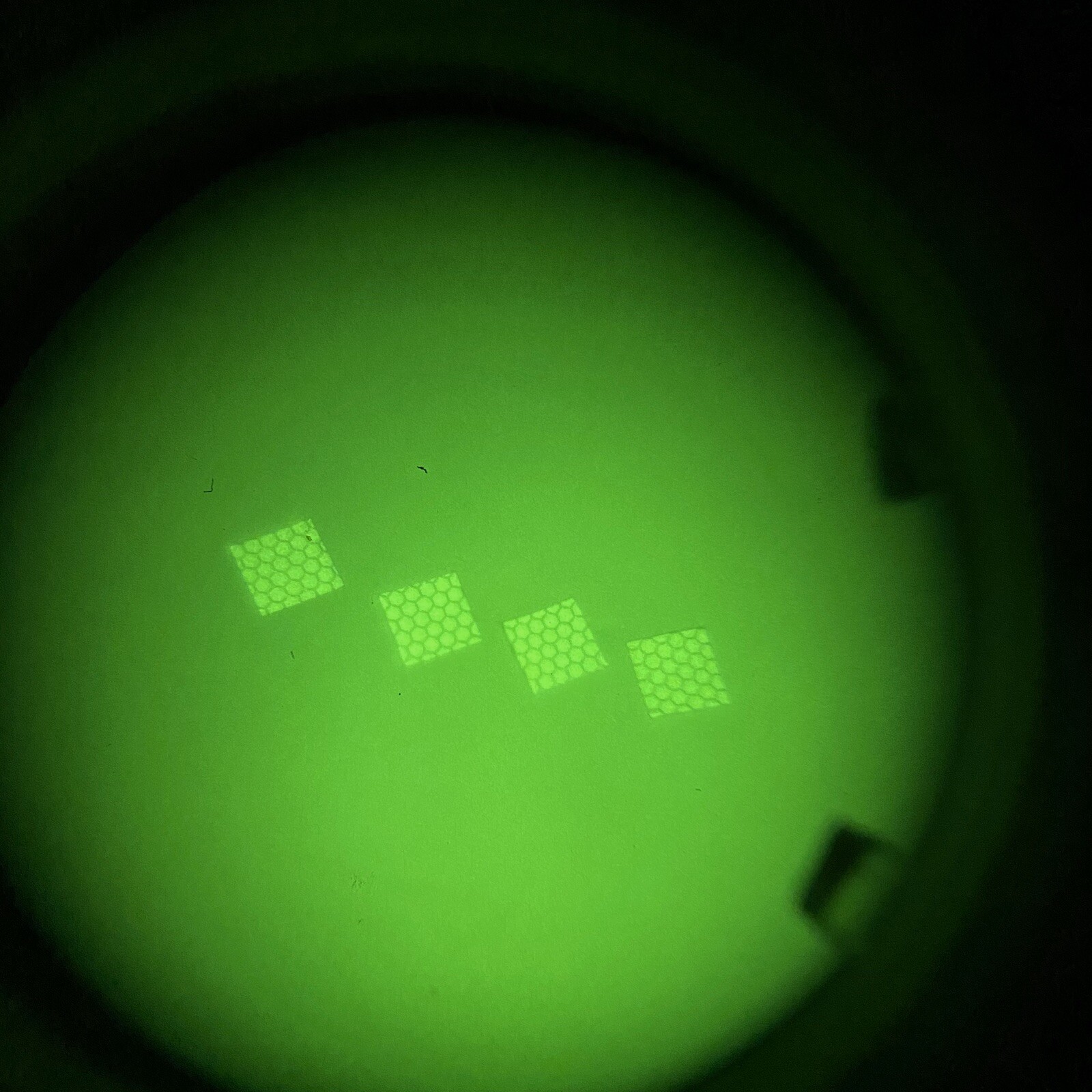 4pk 3/4” IR Infrared Tab Sew-on Square Patch For ACH/MICH Helmet Cover ...