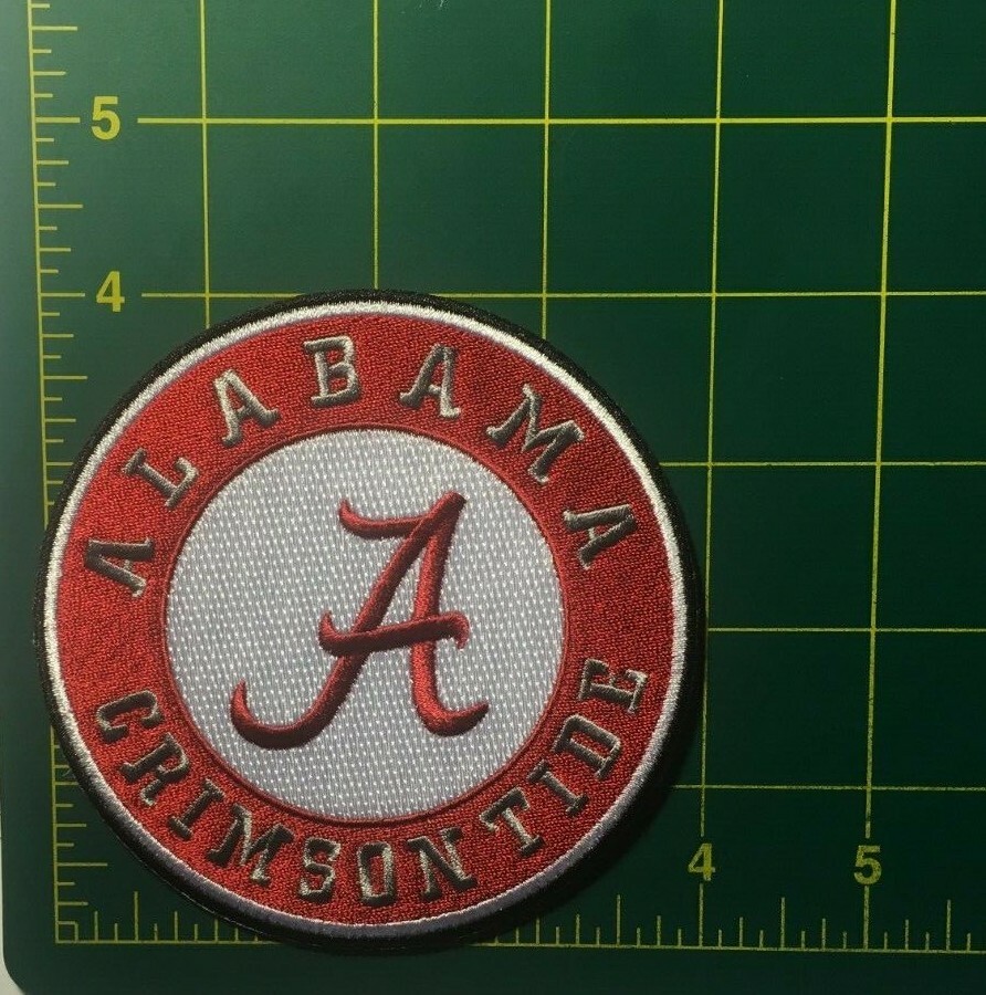 alabama crimson tide patch roll tide univ of alabama patch 4" iron or ...