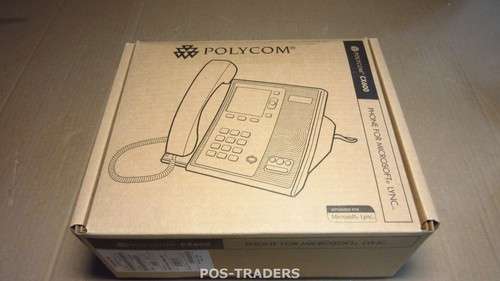 Polycom CX600 IP VoIP Phone PoE 3.5" Color Screen 2200-15987-025 NEU ...