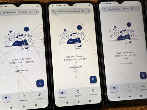 LOT OF 6 x UNLOCKED Vortex HD65 Select Android 4G LTE Phones ...