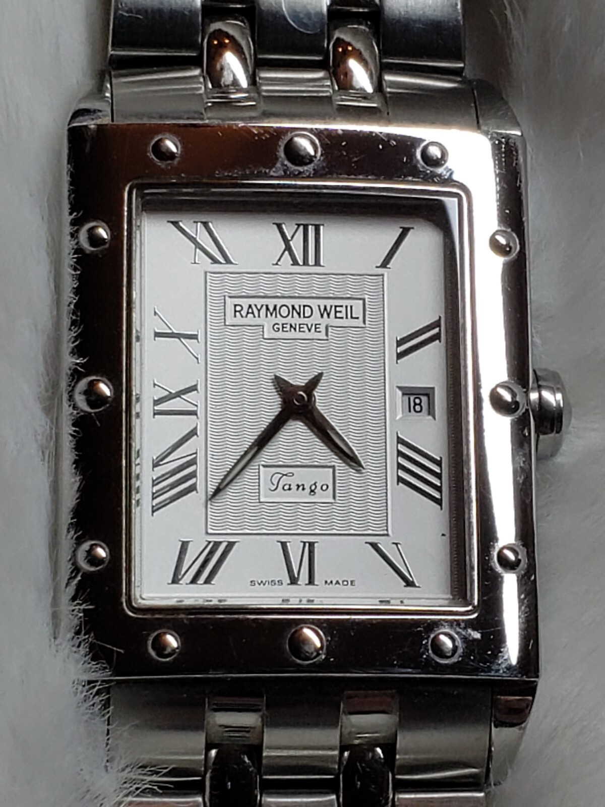 Raymond Weil Tango Collection Tank Watch, Ref. 5381.ST00658, w/Box–new ...