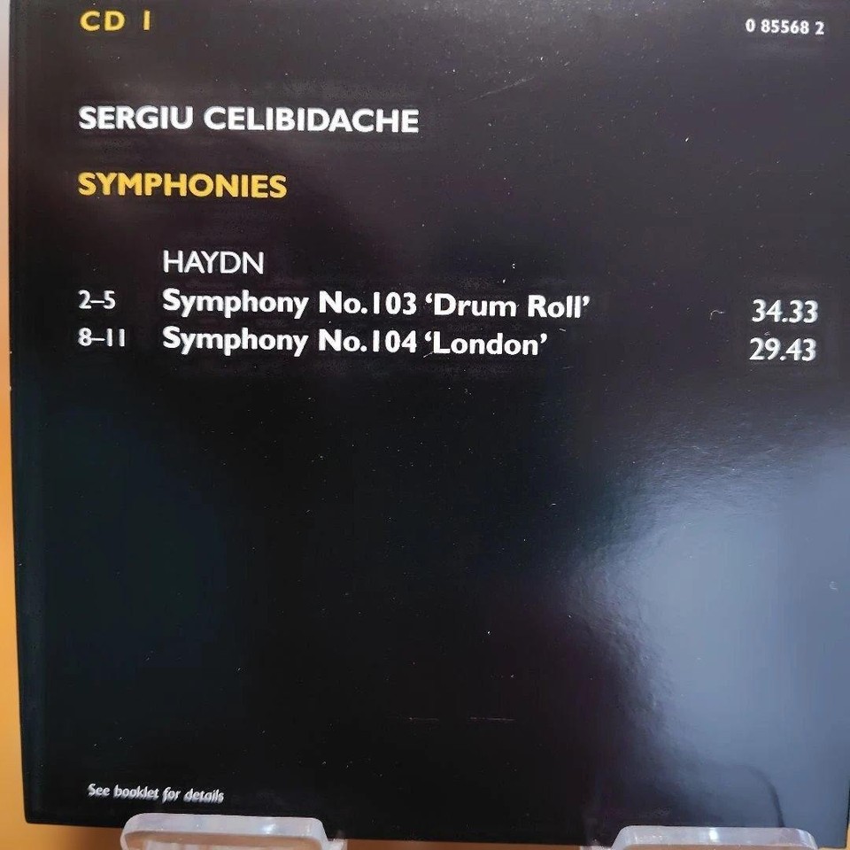 Celibidache Munich Po Masterpiece Collection Haydn, Mozart Symphonies 4 ...