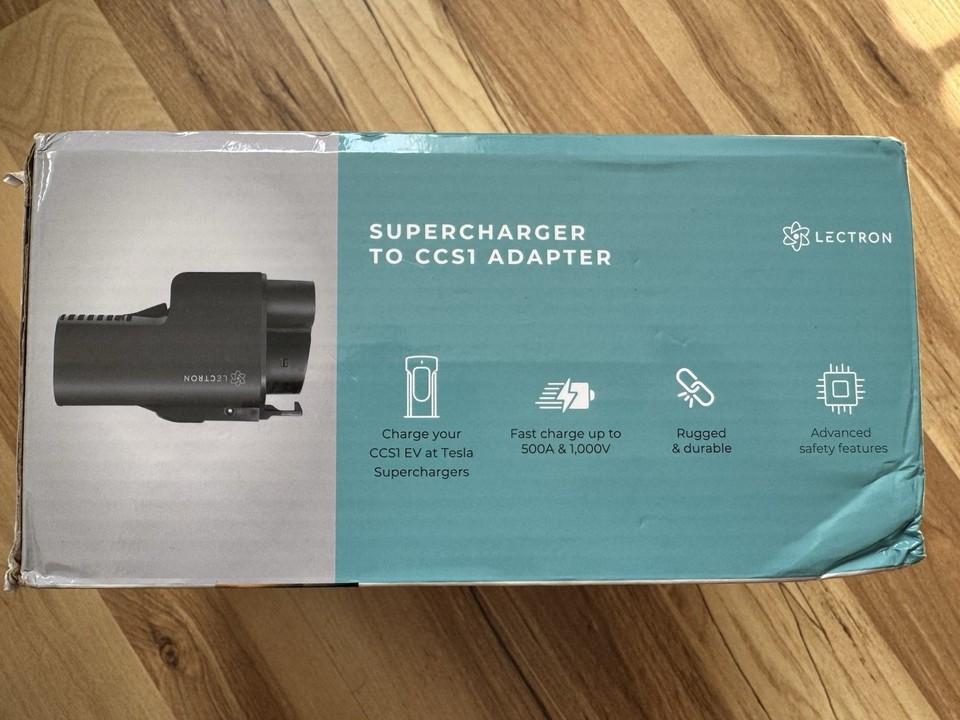 LECTRON Vortex Plug Supercharger To CCS1 Adapter 500A 1000V - New Open ...