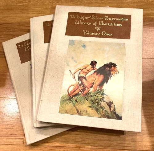 Tarzan - Edgar Rice Burroughs Library of Illustrations 3 Book Set w ...