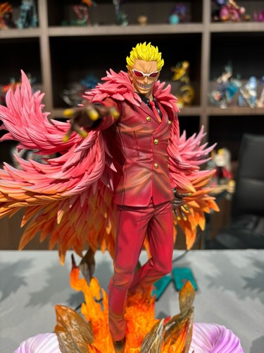 Reset Studio One piece Donquixote Doflamingo LED H38cm Resin Statue in ...