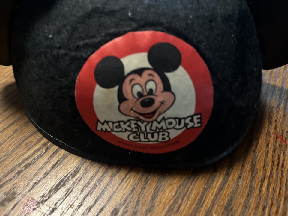 Vintage Classic Disneyland Mickey Mouse Club Mouseketeer Ears Hat OSFM ...