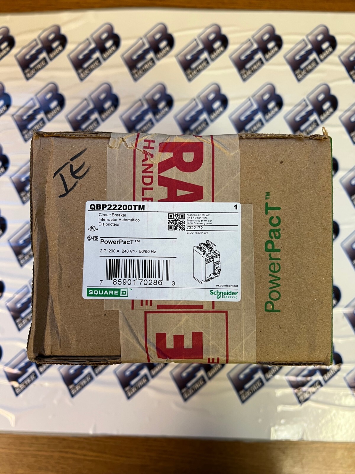 Square D QBP22200TM, 200 Amp, 240 Volt, 2 Pole, Circuit Breaker - NEW-B ...