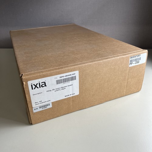 NetOptics ixia iBypass 10 GigaBit Active Switch SR IBPO-HB50SR-XFP w ...