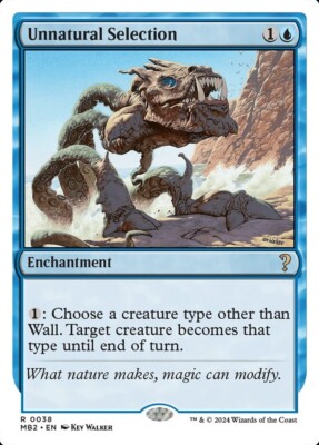 1x - Unnatural Selection - (white frame) - Mystery Booster 2 - NM MTG ...