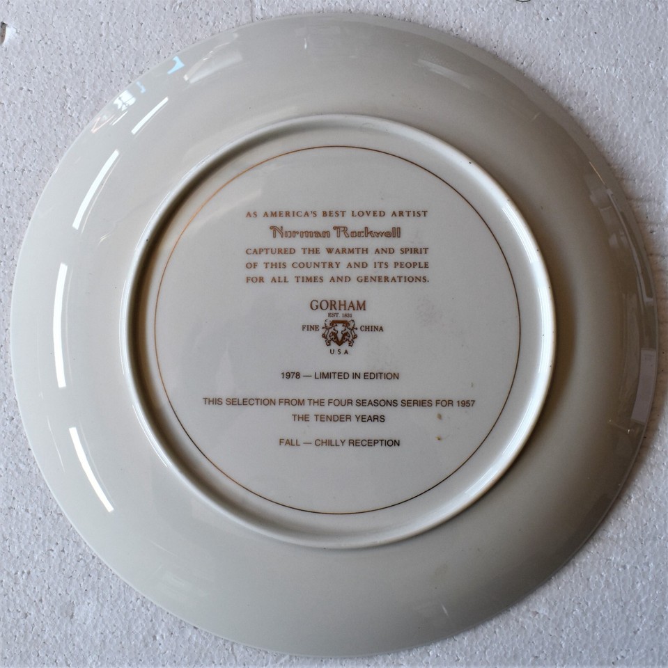 Norman Rockwell 1978 Fall- Chilly Reception | eBay