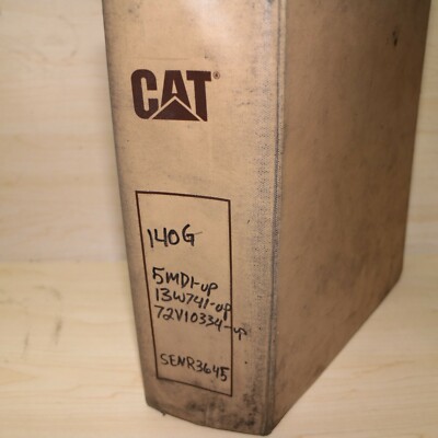 CAT Caterpillar 140G Motor Grader Repair Shop Service Manual owner ...