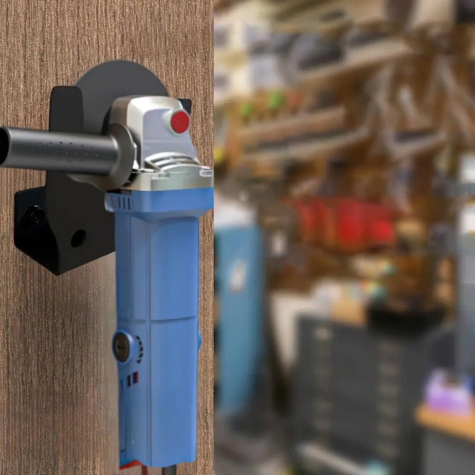 Angle Grinder Holder Wall Mount Bracket Garage Tool Hanger for 5 Inch ...
