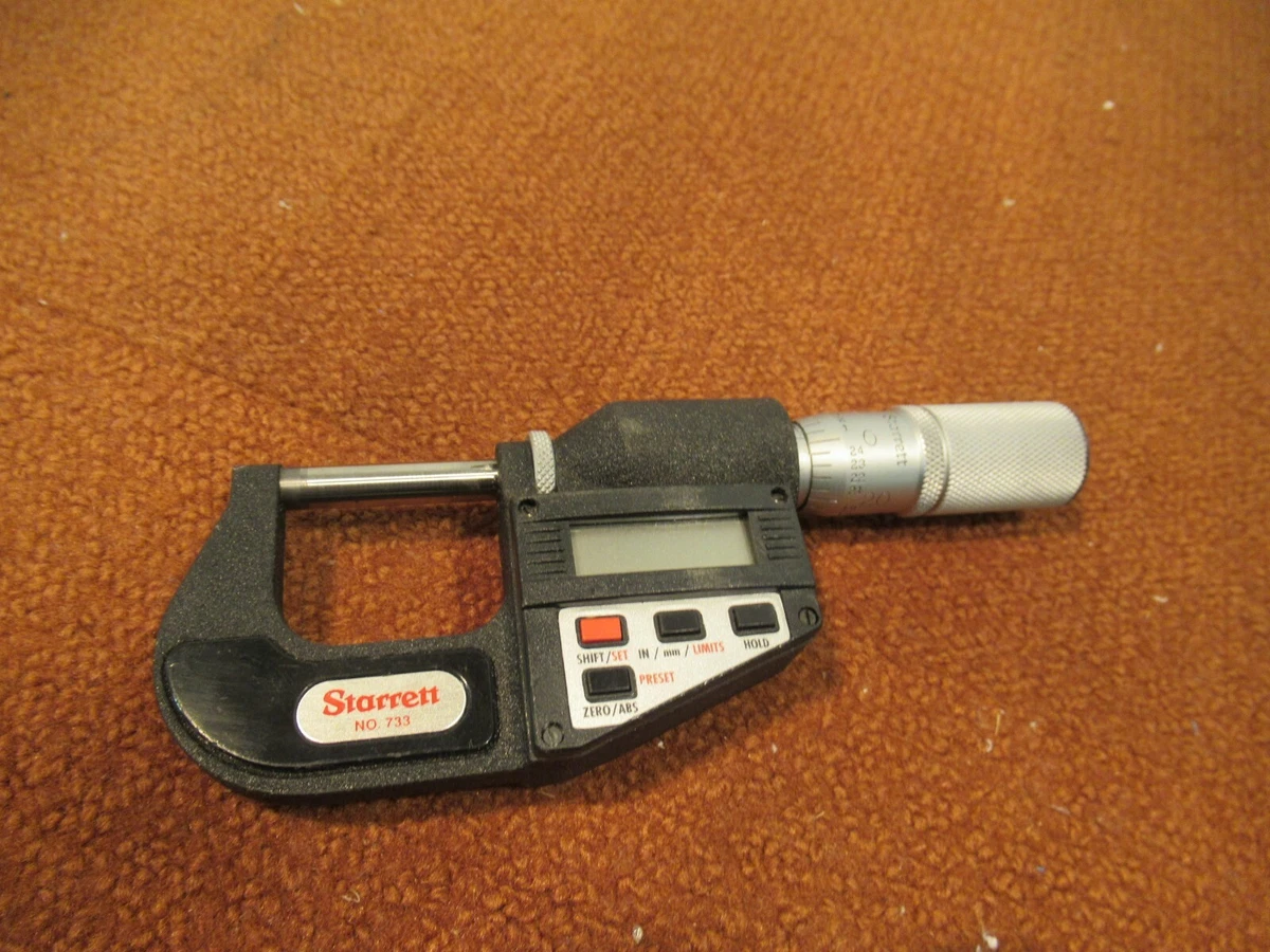 Starrett Digital Micrometer