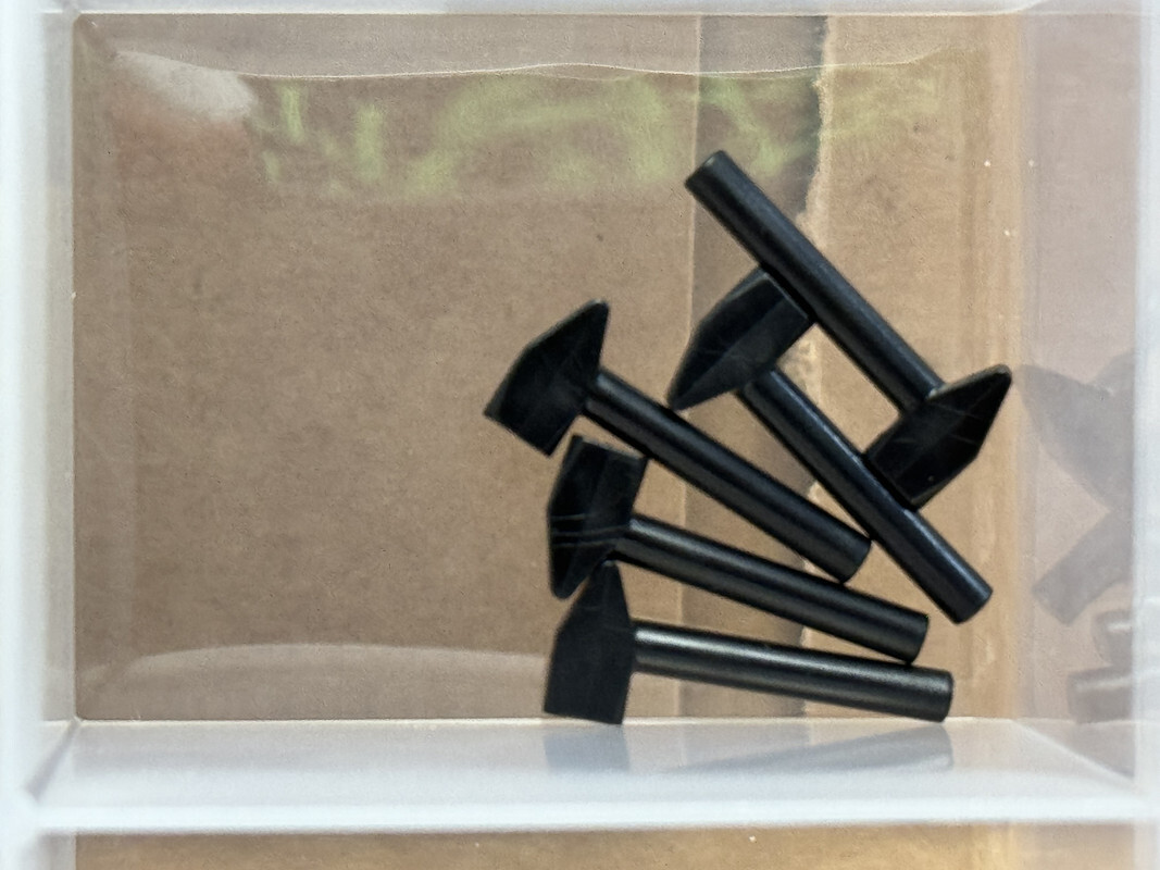 LEGO Parts - Black Minifigure, Utensil Tool Mallet / Hammer - No 4522 ...