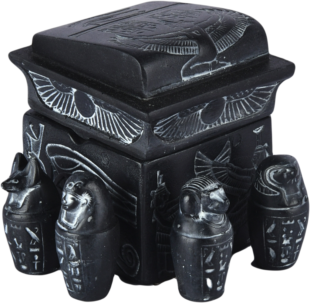 Canopic Jar Set - Guardians of the Pharaoh's Organs - Four Sons of ...