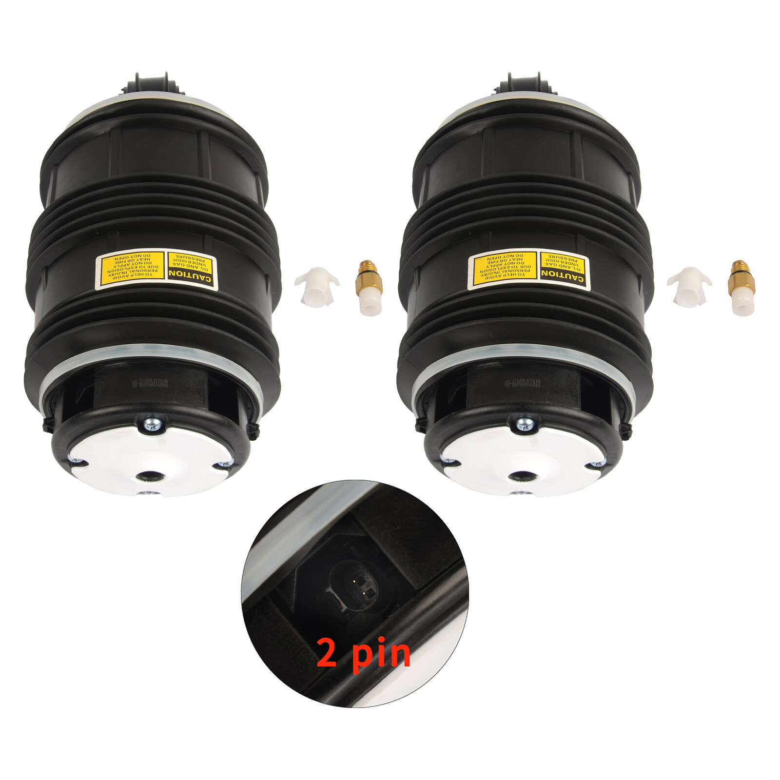 Pair Rear Air Suspension Bags 2113200925 Fit Mercedes W211 Wagon E350 ...
