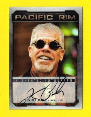 2014 Cryptozoic Pacific Rim Autograph A2 Ron Perlman as Hannibal Chau ...