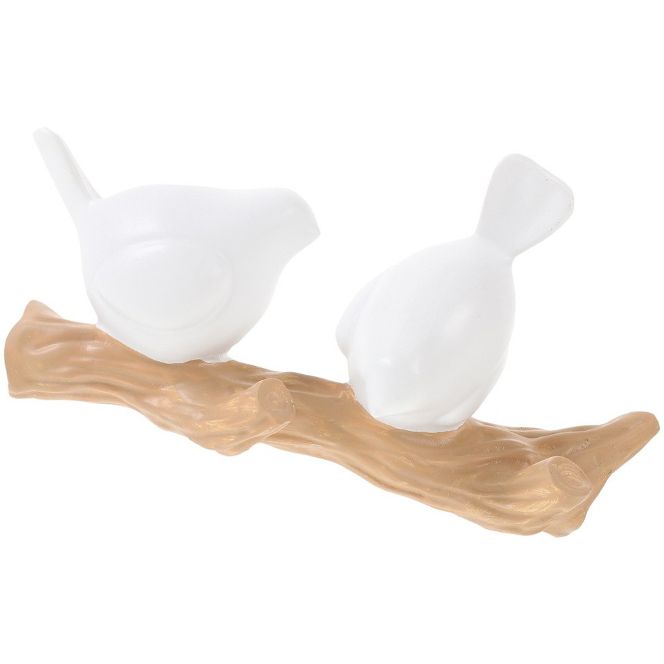 Wall Hanging Hooks Key Hanger Birds on Branch Coat Rack Branch-type ...