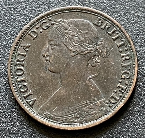 1864 Victoria Farthing Coin Bronze Victorian #C63 | eBay UK