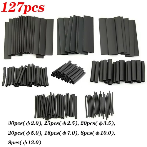 2:1 Shrinkable Wire Shrinking Wrap Tubing Wire Connect Cover Protection ...