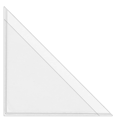 StoreSMART Peel and Stick Calendar Corners Clear Plastic 500Pk ...