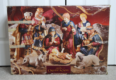 Grandeur Noel 9 Piece Porcelain Nativity Set Collector's Edition | eBay