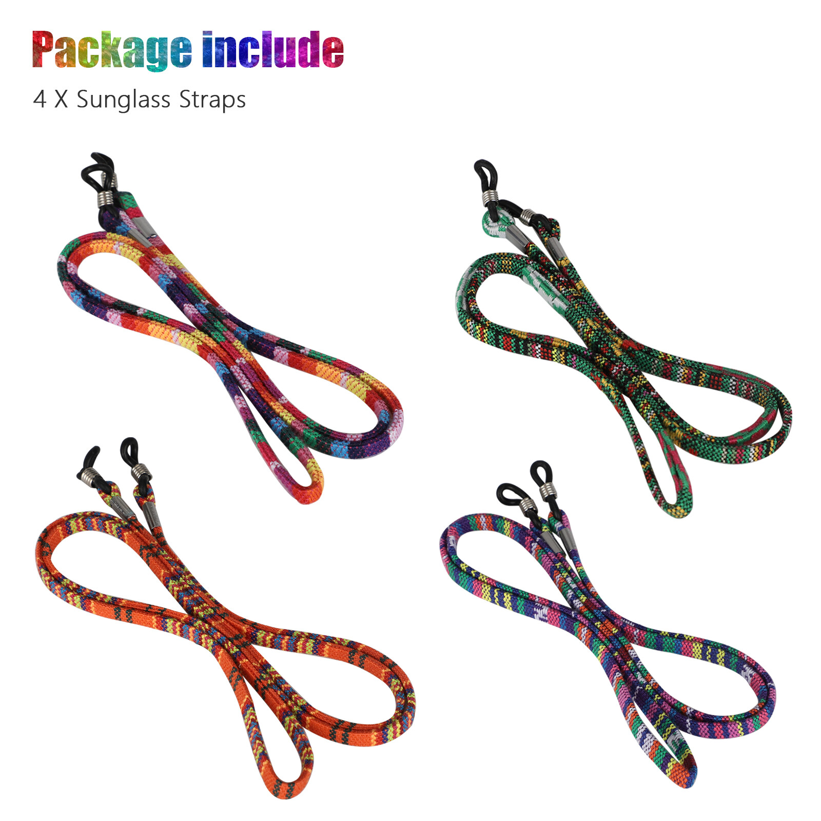 20PCS Adjustable Sunglass Neck Cord Strap Eyeglasses Rope String ...
