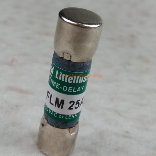 1PCS Littelfuse 25Amp 250V Midget Time-Delay Class CC Fuse FLM-25 (FLM ...