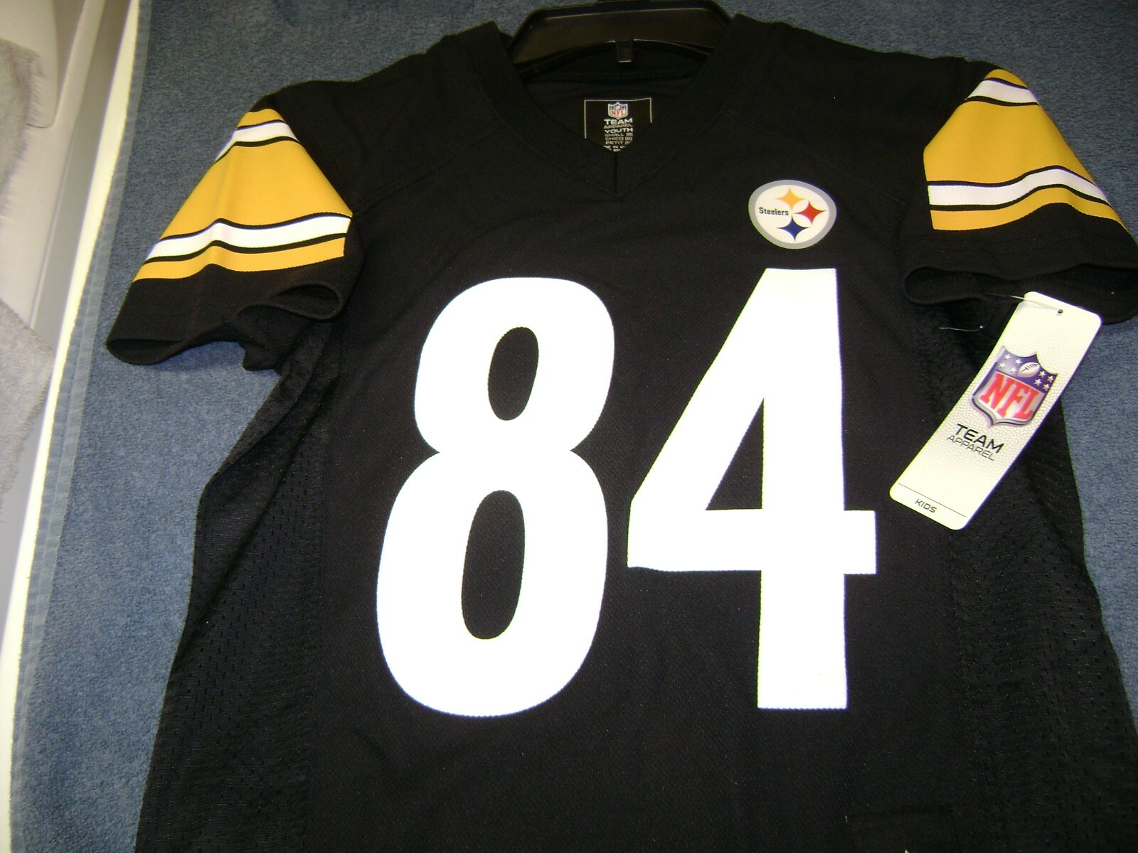 Pittsburgh Steelers Antonio Brown 84 Stitched Jersey On Field Men's ...