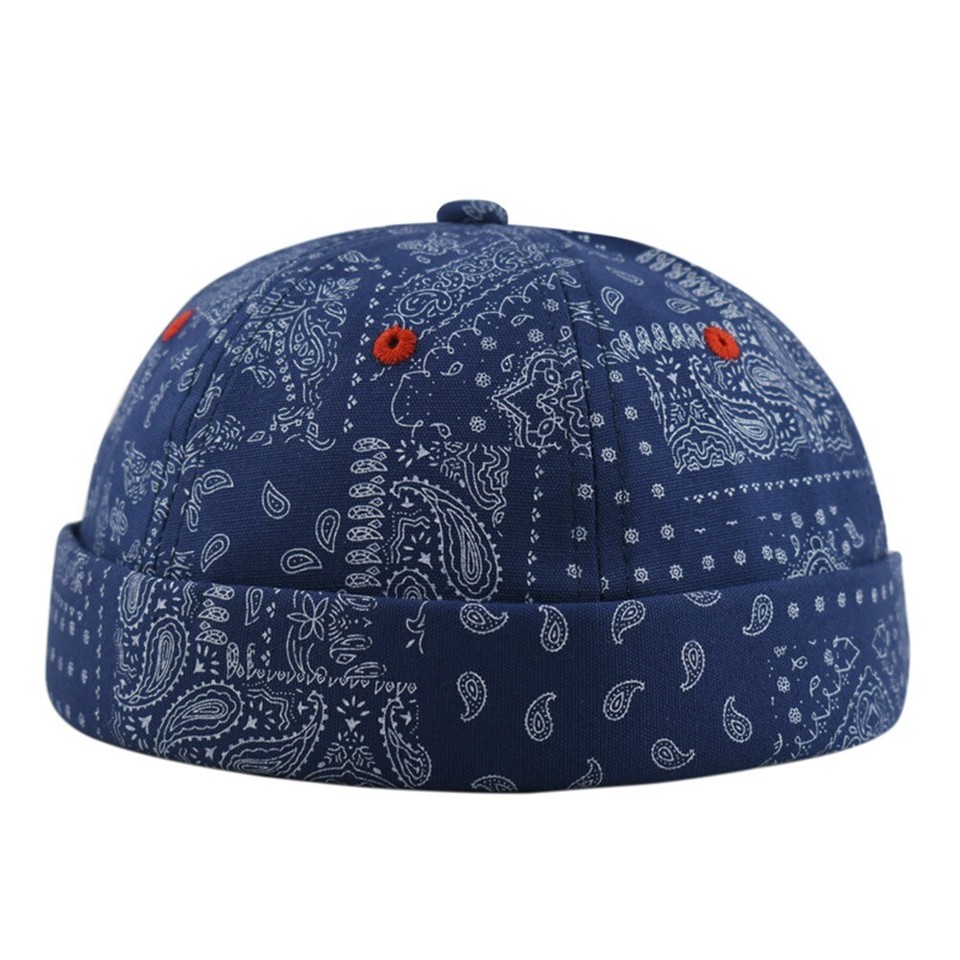 Cotton Brimless Hat Breathable Hip Hop Landlord Hat Unisex Beanie Caps ...