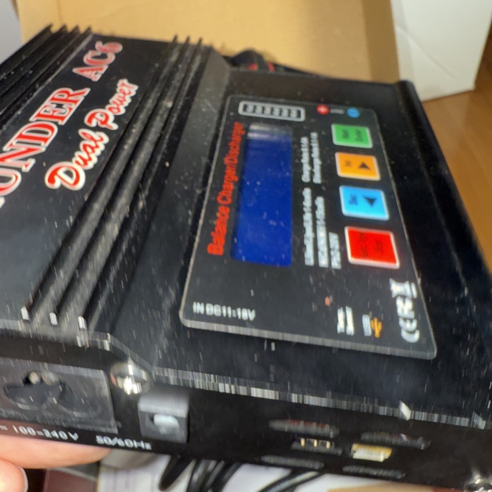 Dual Power Thunder AC6 Balance Charger/Discharger RC Car Plane USED | eBay