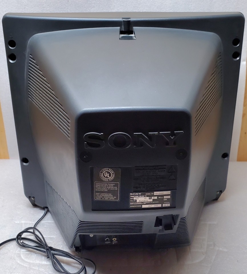 Sony Trinitron KV-20M42 20" CRT Retro Gaming Tube Television Tested w ...