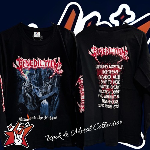 Benediction T-Shirt New Size L Long Sleeve Asphyx Dismember Pestilence ...