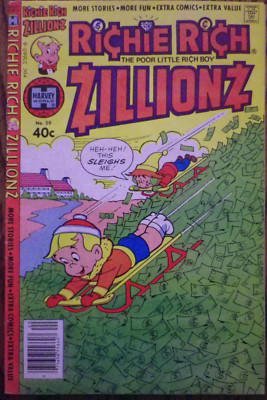 Richie Rich Zillionz #20 - March 1980 - Harvey Comics - VERY NICE ...