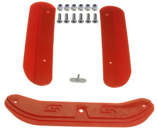 Senzo OTK (TonyKart) Chassis Protectors Red w/ Fixing Bolts Go Kart | eBay