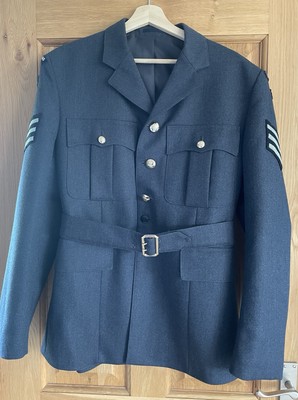 RAF Air Cadet ATC Mens No1 Jacket with Belt And ATC Insignia | eBay UK