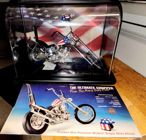 Franklin Mint 1:10 HARLEY DAVIDSON Captain America Easy Rider Pan Head ...