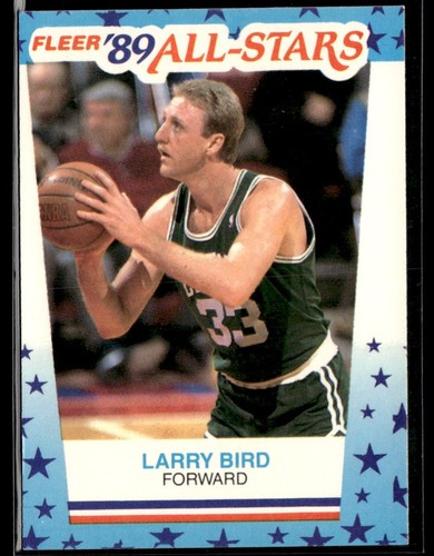 1989-90 Fleer #10 Larry Bird Stickers Celtics Basketball Card 2702B | eBay