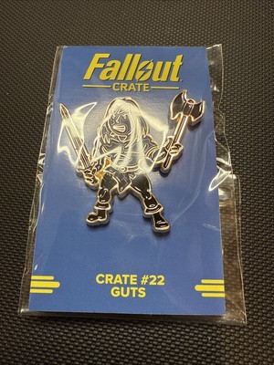 Fallout Loot Crate #22 Guts Barbarian Pin (Black) Exclusive Chase 2021 ...