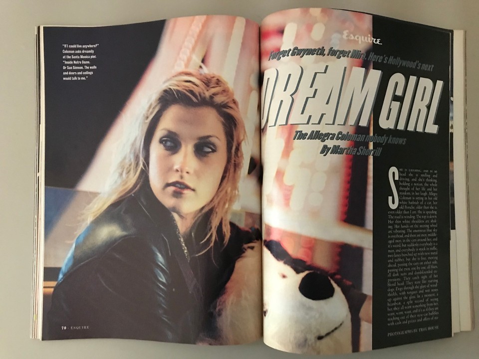 1996 November ESQUIRE Magazine - Allegra Coleman (Ali Larter) Cover; Landman | eBay