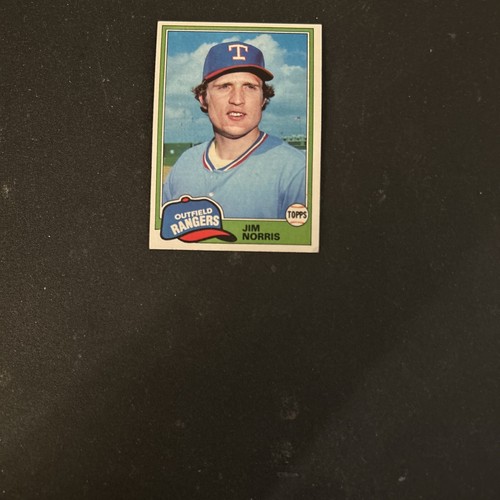 1981 Topps Jim Norris Baseball Card #264 Rangers OF FR/GD O/C | eBay