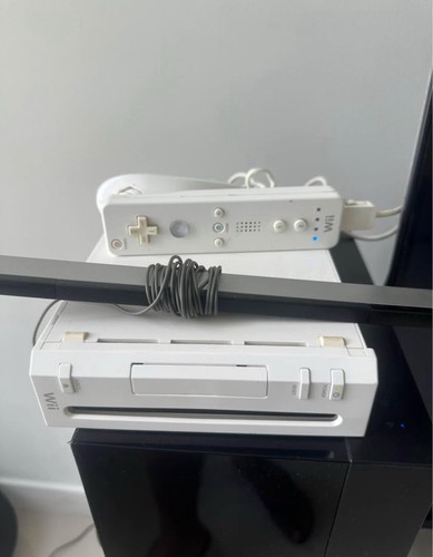 Nintendo Wii Console Bundle RVL-001 w/ Controller, Sensor Bar & Mario ...