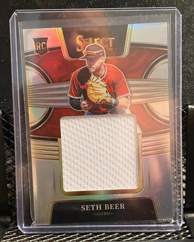 🔥 Seth Beer 2022 Select Rookie Jumbo Swatch Holo #174/250- Diamondbacks ...