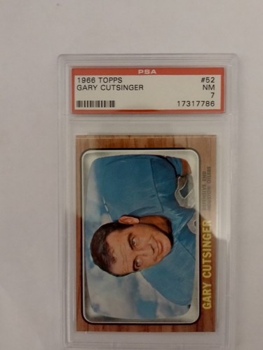 1966 Topps #52 Gary Cutsinger PSA 7 NM | eBay