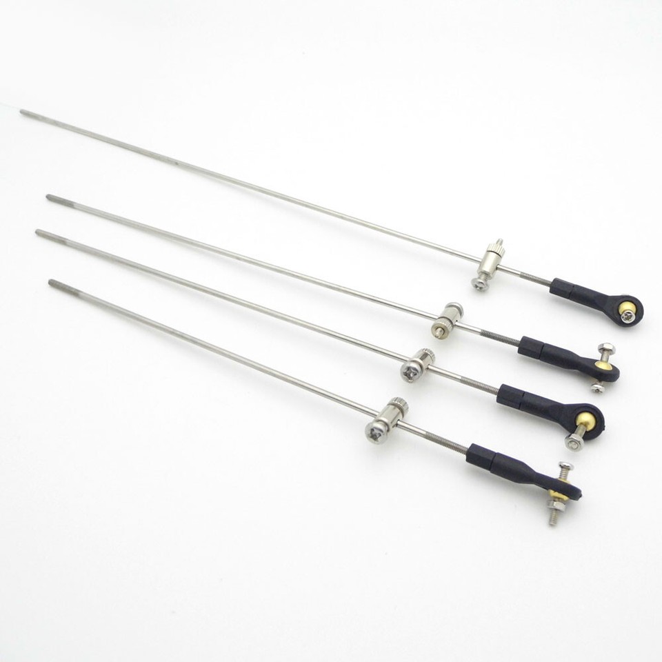 M2 Ball Head Tie Rod End + Linkage Stopper Adjuster + Servo Push Rod ...