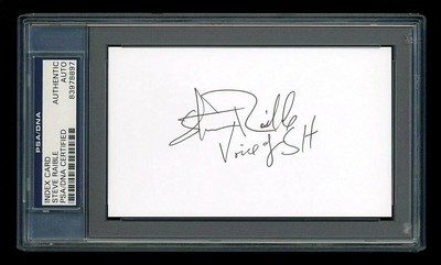 STEVE RAIBLE SIGNED MINT INDEX CARD PSA/DNA AUTO SEATTLE SEAHAWKS ...