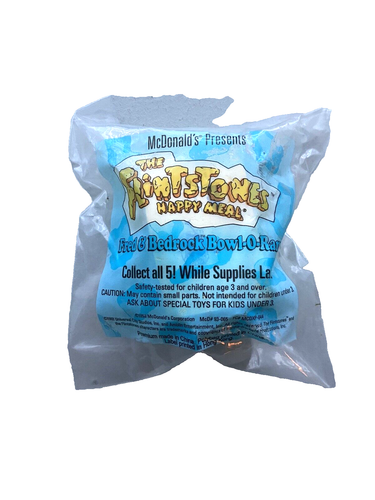 1993 McDonald's Flintstones | Fred and Bedrock Bowl-O-Rama | eBay